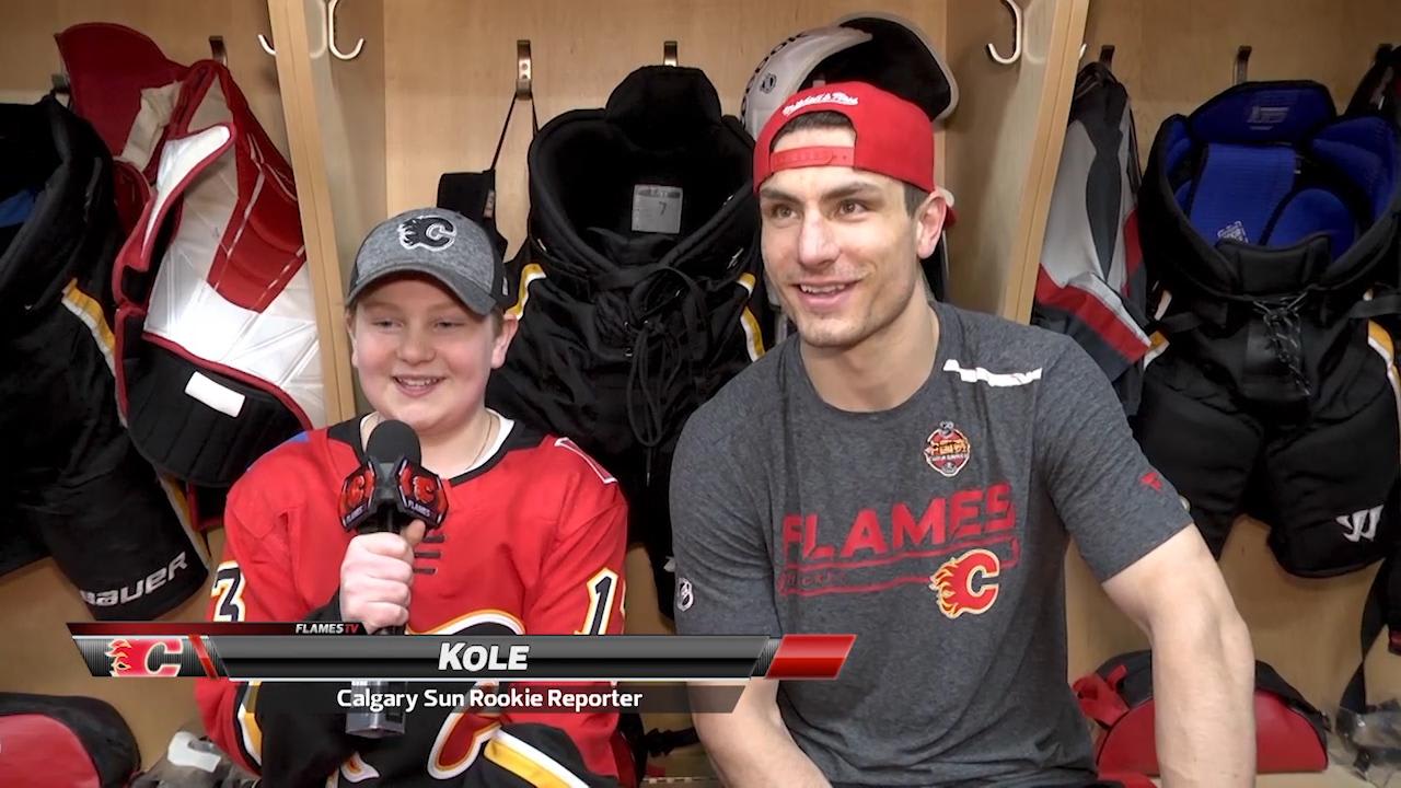 ROOKIE REPORTER - KOLE | Calgary Flames