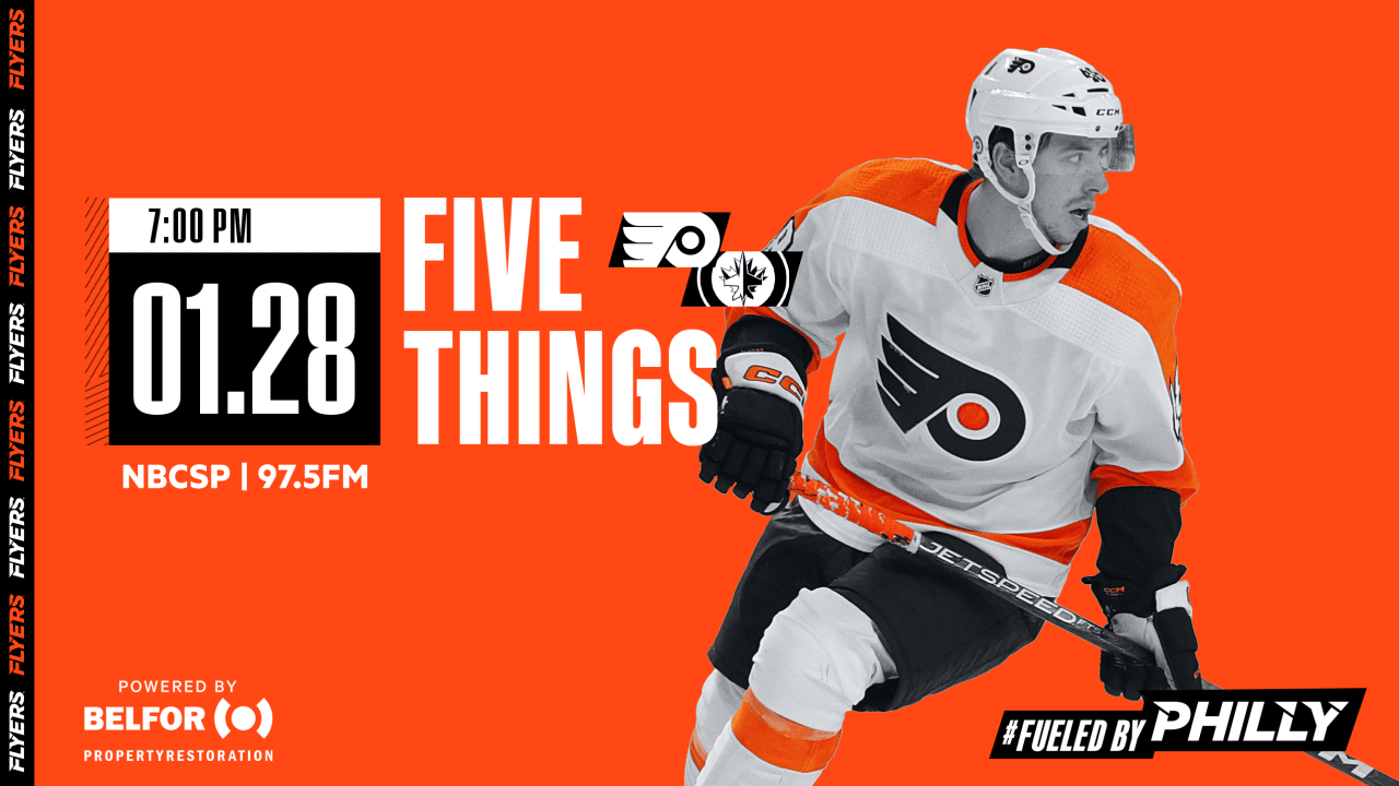 5 THINGS: Flyers @ Jets | Philadelphia Flyers