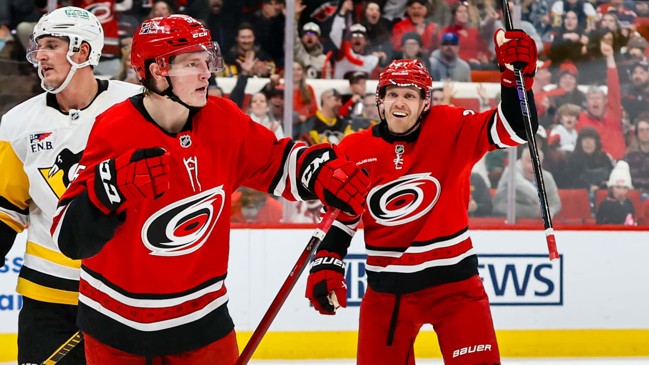 Hurricanes tie game late, defeat Penguins in OT in Crosby return | NHL.com