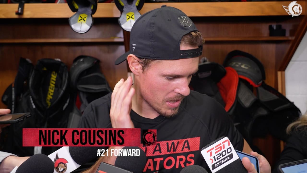Nick Cousins Post-Game Availability vs. TOR | Ottawa Senators