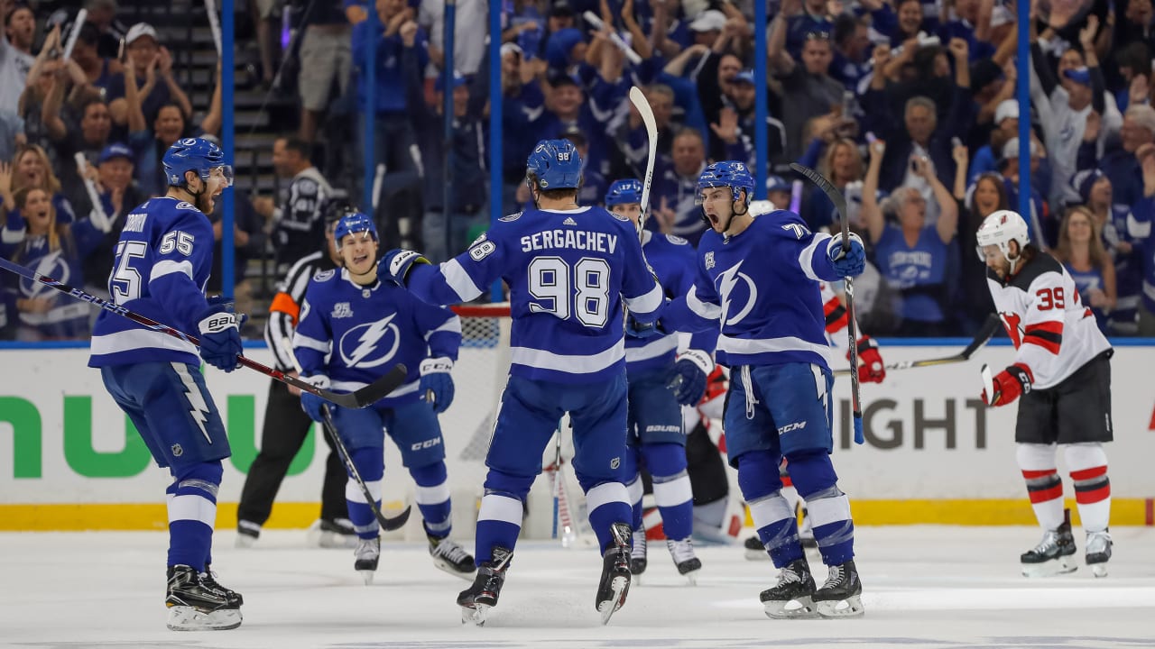 Lightning defeat Devils, advance to second round | NHL.com