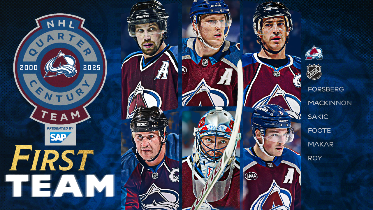 NHL, Avalanche Announce Club’s Quarter-Century Teams | Colorado Avalanche