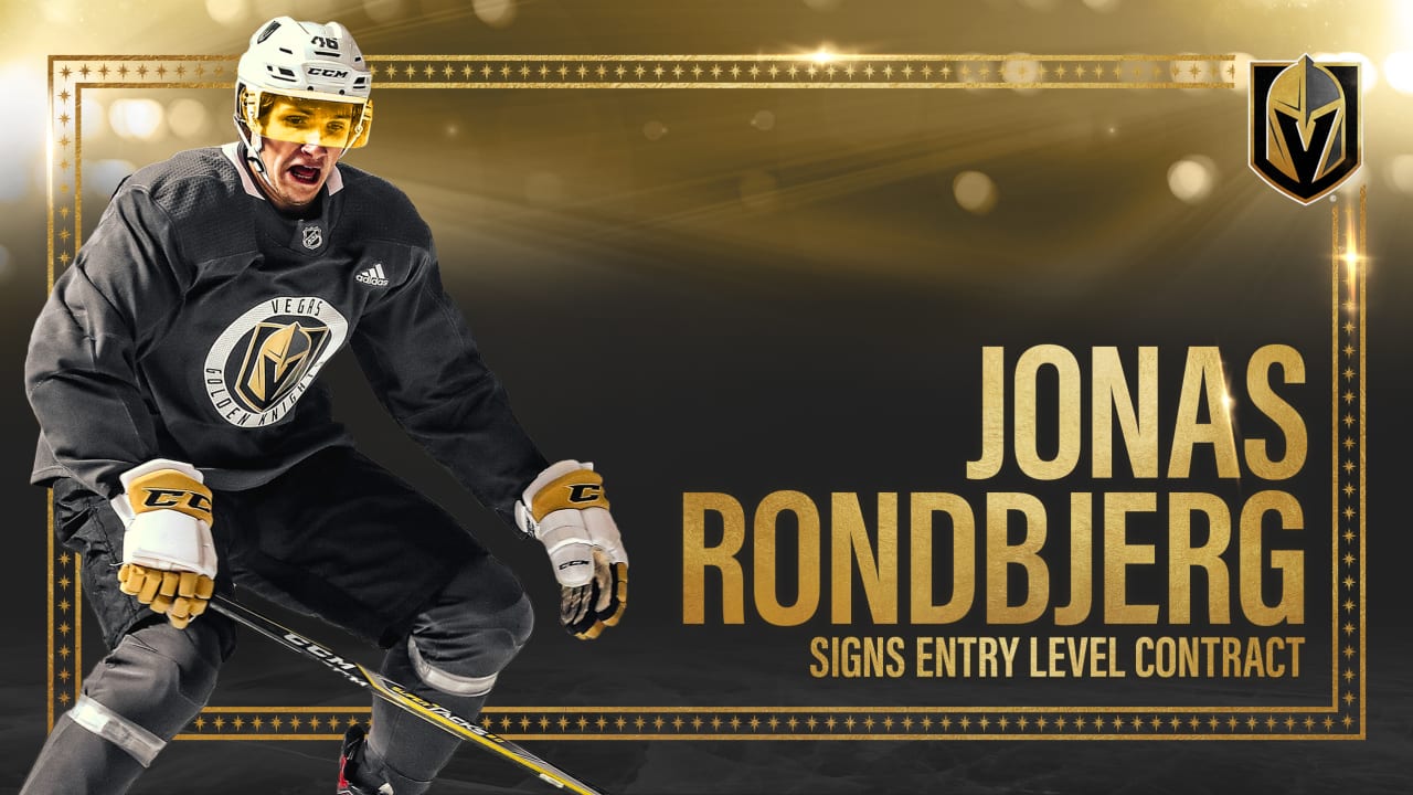 Golden Knights Sign Forward Jonas Rondbjerg To An Entry-Level Contract ...