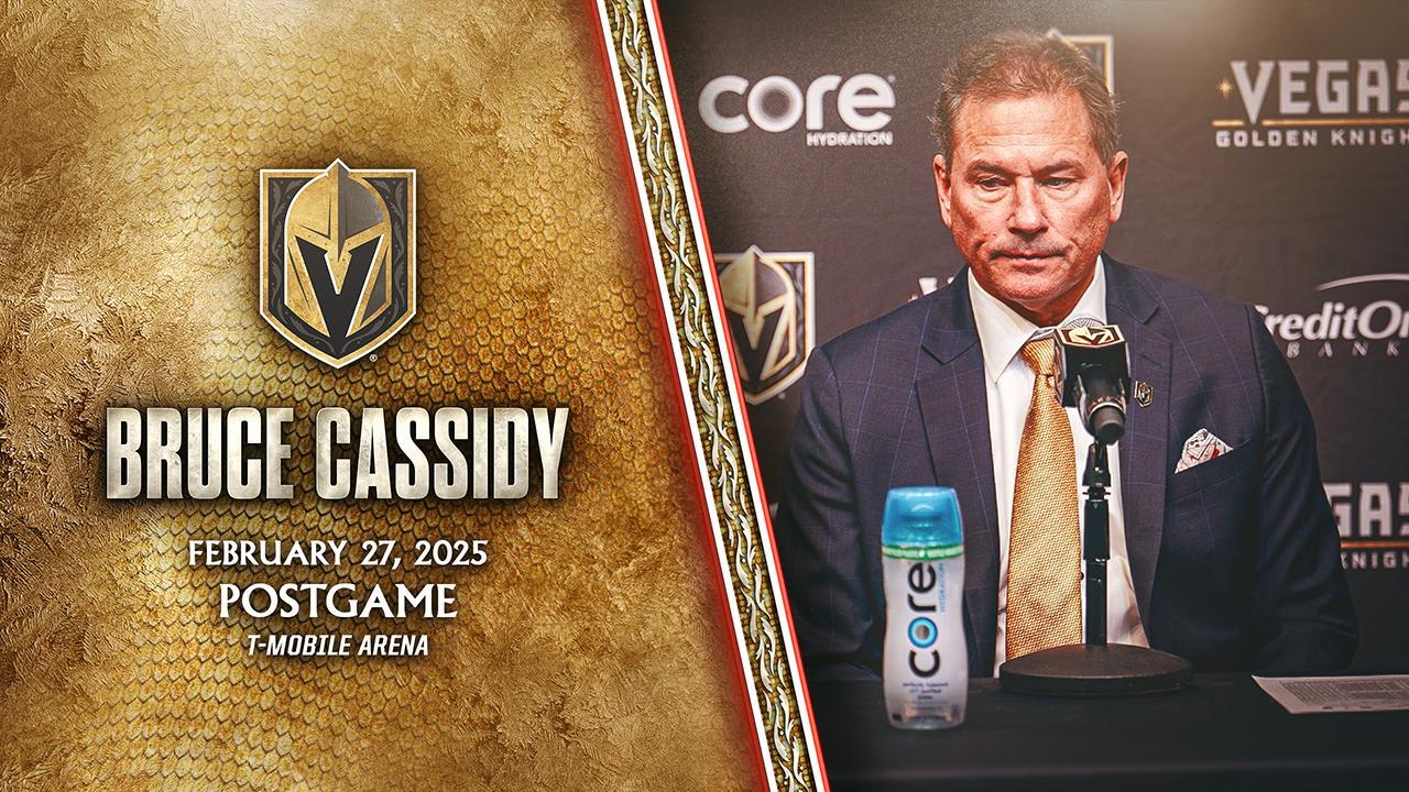 Bruce Cassidy después del partido 27/2 | Vegas Golden Knights