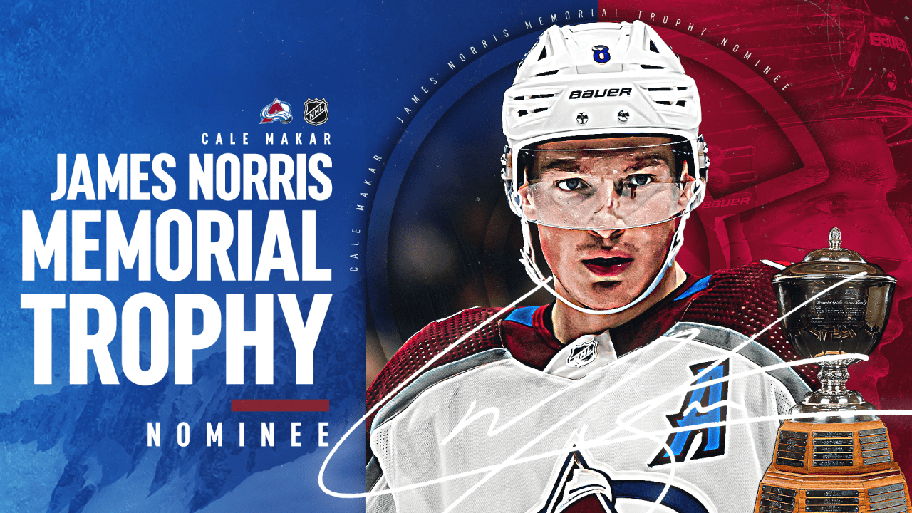 Avalanche Defenseman Cale Makar Nominated For James Norris Memorial ...