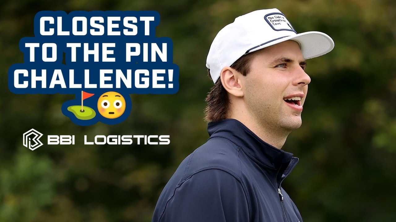 CLOSEST TO THE PIN CHALLENGE ⛳️ Feat. Kent Johnson, Adam Fantilli, Cole ...