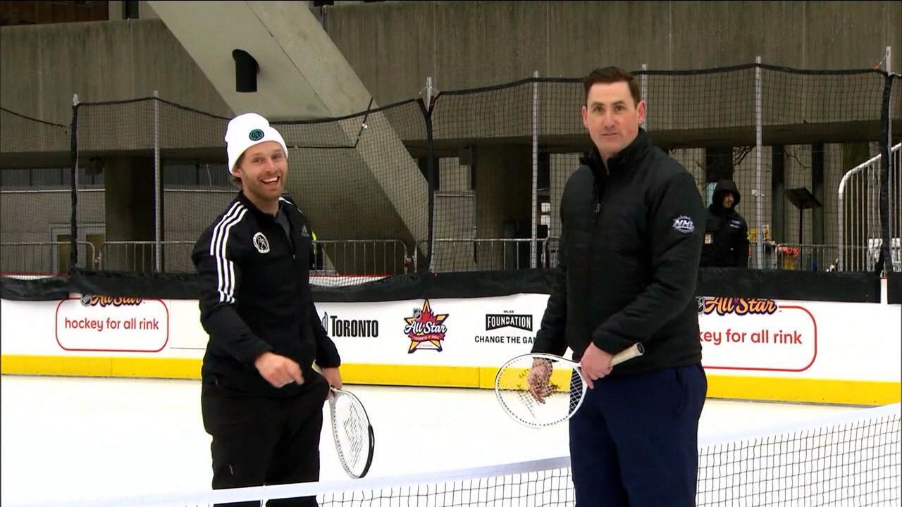 NHL Tonight play Ice Tennis | NHL.com