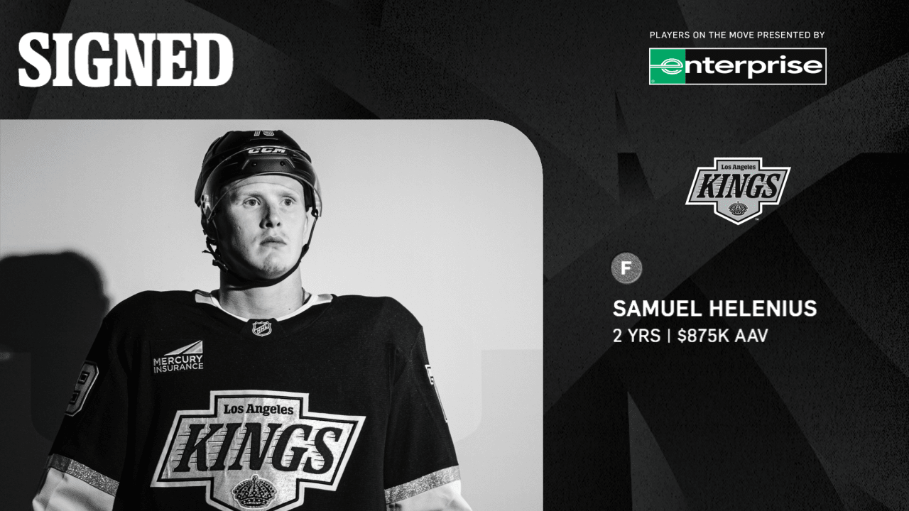 Kings Sign Forward Samuel Helenius To Two-Year Contract Extension | Los ...