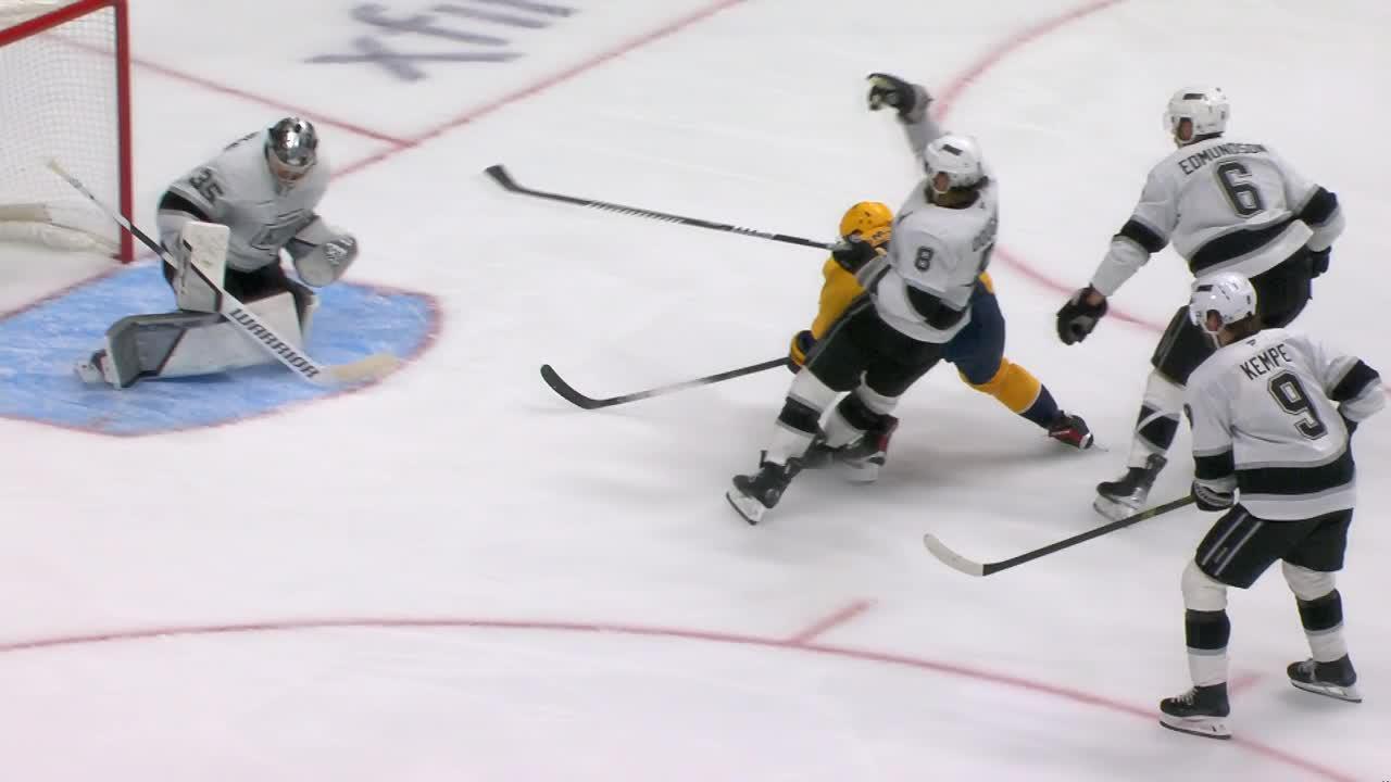 LAK@NSH: Smith scores goal against Darcy Kuemper | Nashville Predators