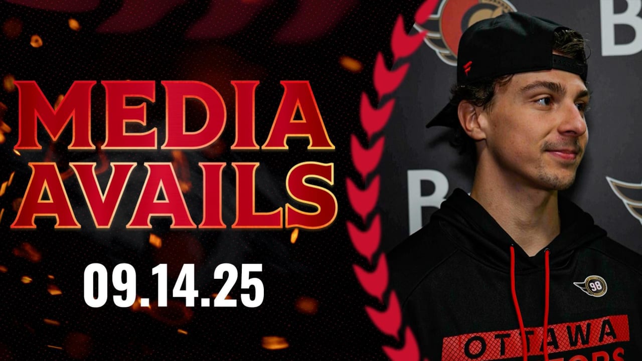 Tomas Hamara Pregame Media vs WPG | Ottawa Senators