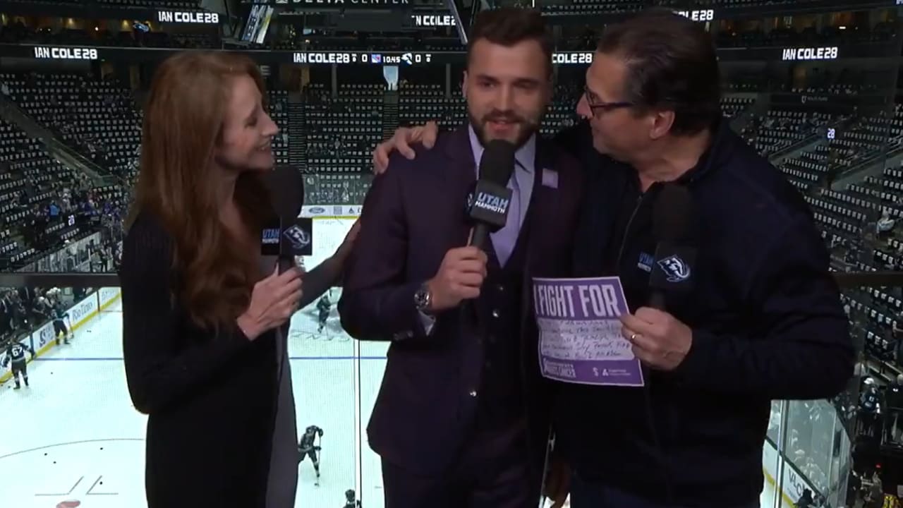 Olczyk surprises son on Mammoth broadcast for Hockey Fights Cancer ...