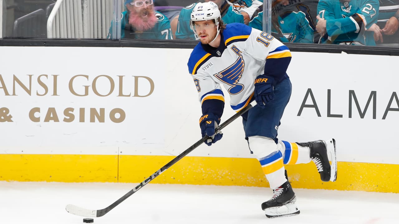 Blues : Thomas de retour sur la glace avec ses coéquipiers | LNH.com