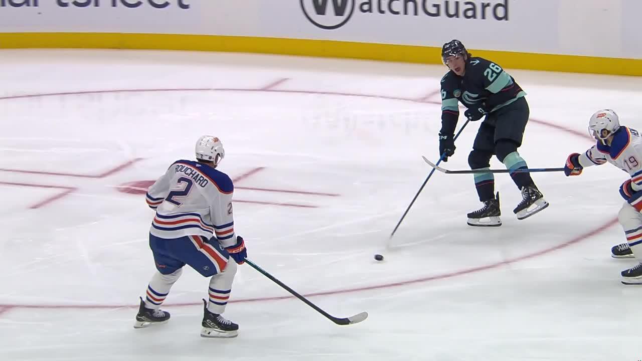 EDM@SEA: Kartye scores goal against Stuart Skinner | Seattle Kraken