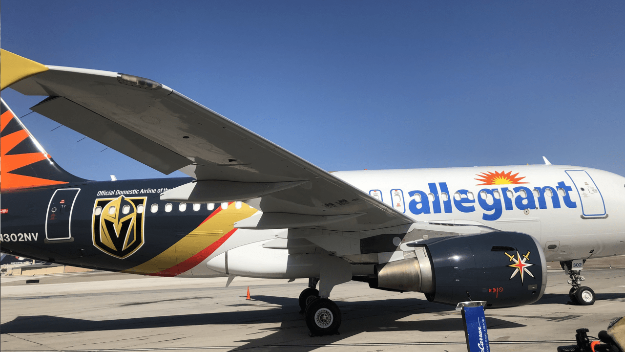 Allegiant Debuts Exclusive Vegas Golden Knights Livery | Vegas Golden ...