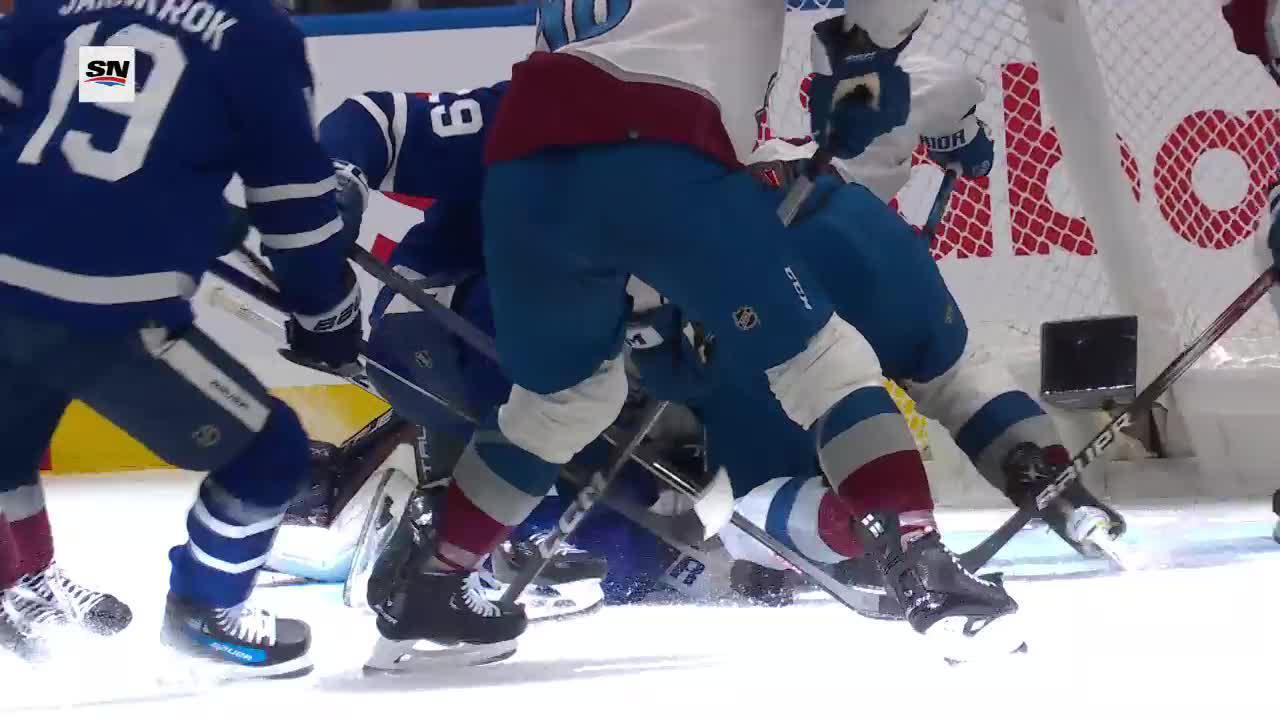 COL@TOR: Liljegren scores goal against Alexandar Georgiev | Toronto ...