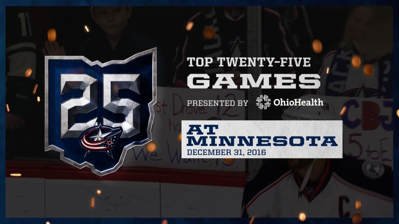 NYE 2016 @ Minnesota | Top 25 Games | Columbus Blue Jackets