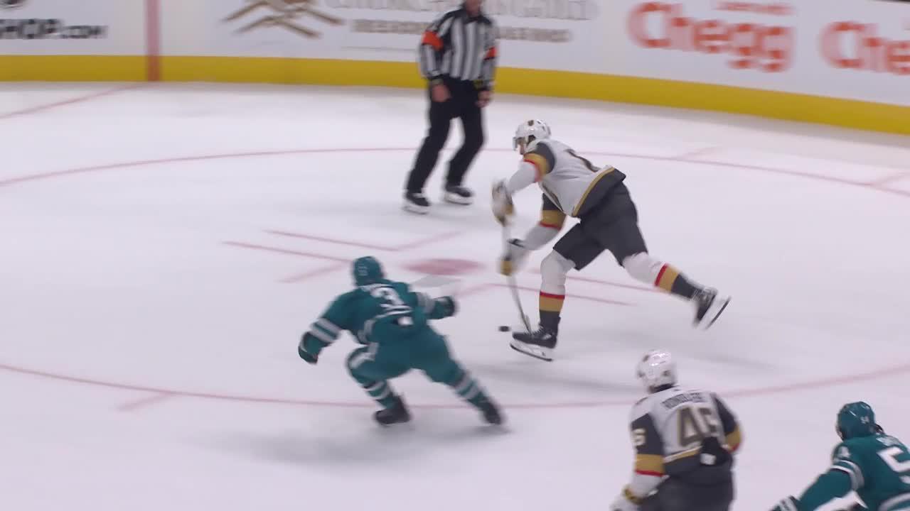 Nicolas Roy with a Goal vs. San Jose Sharks | Vegas Golden Knights