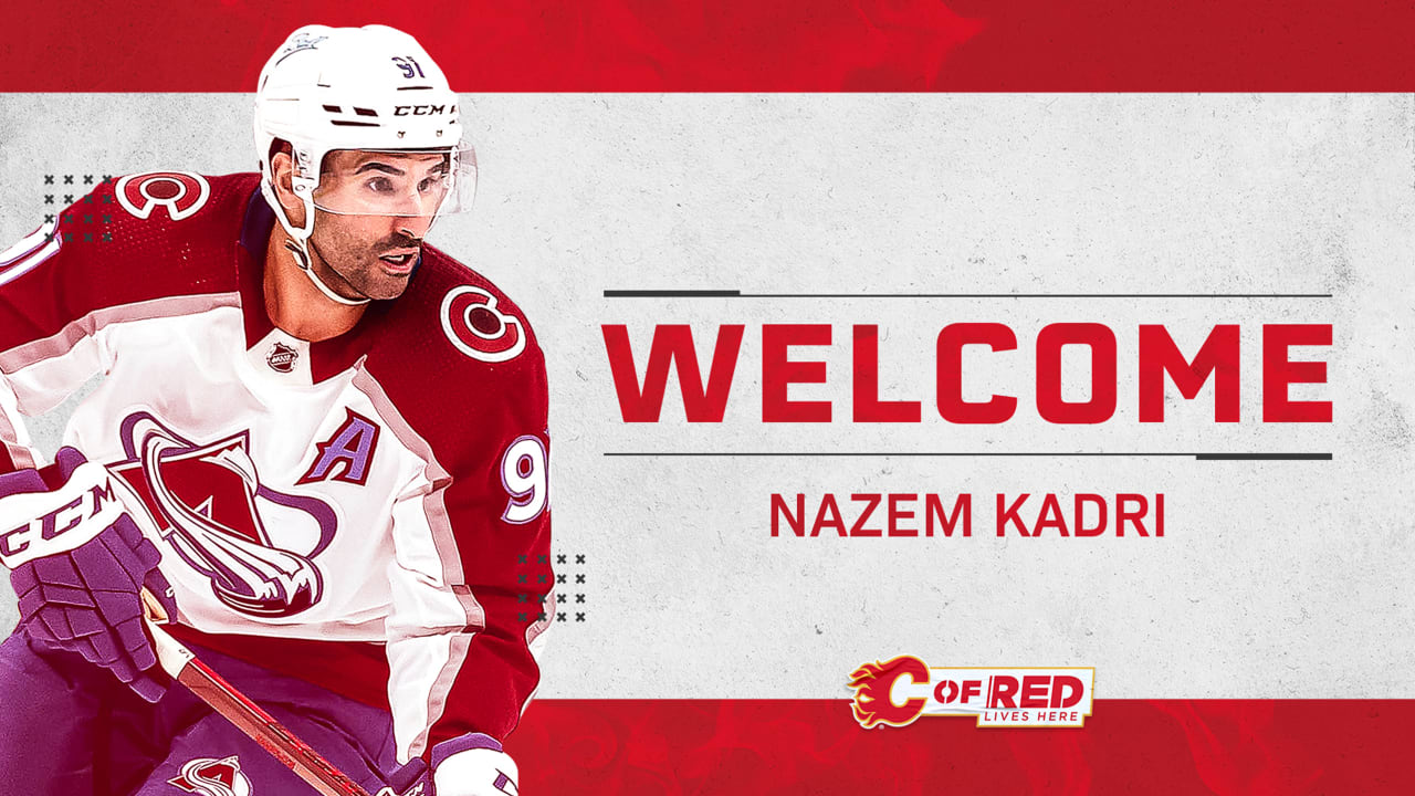 FLAMES SIGN NAZEM KADRI | Calgary Flames