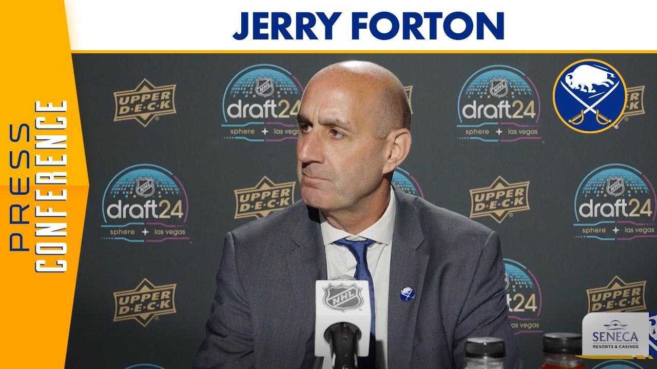 Forton | Draft Press Conference | Buffalo Sabres