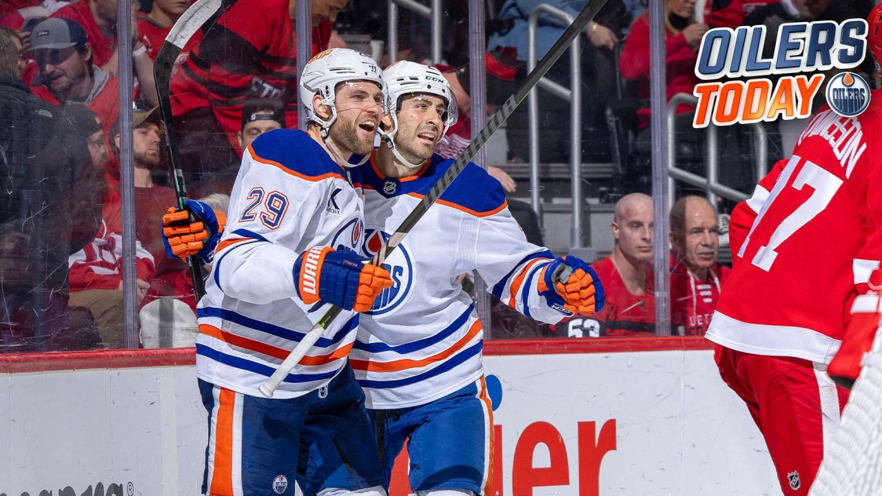 OILERS TODAY | Post-Game at DET | Edmonton Oilers