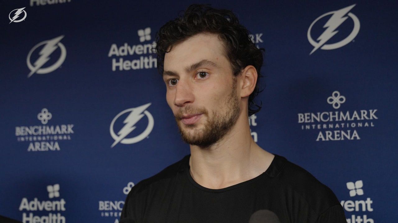 Anthony Cirelli | Postgame vs Anaheim Ducks | Tampa Bay Lightning