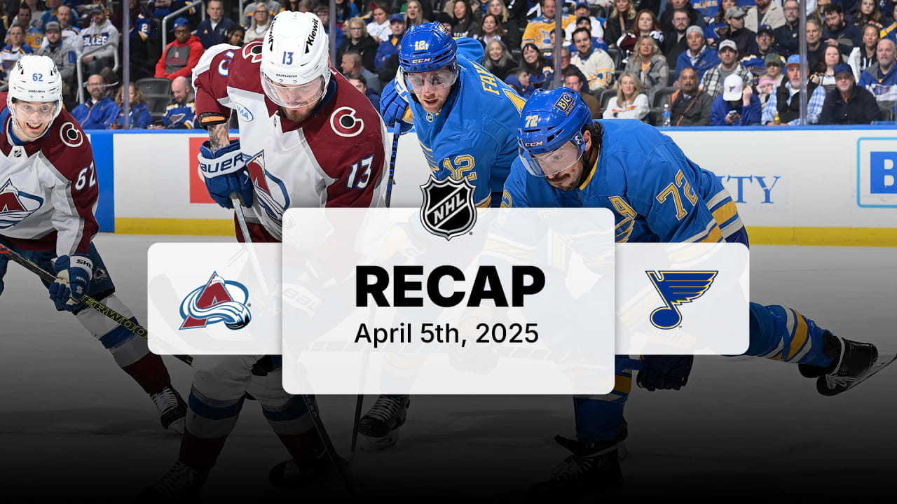 COL at STL | Recap | NHL.com