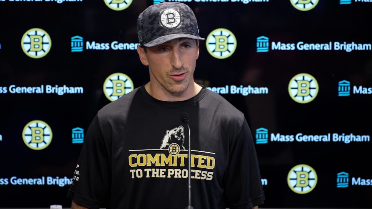 Brad Marchand's Captaincy Press Conference | Boston Bruins