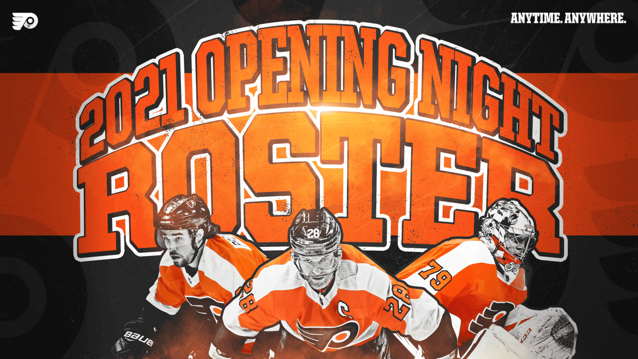 Flyers Set 2021 Opening Night Roster and Captains | Philadelphia Flyers