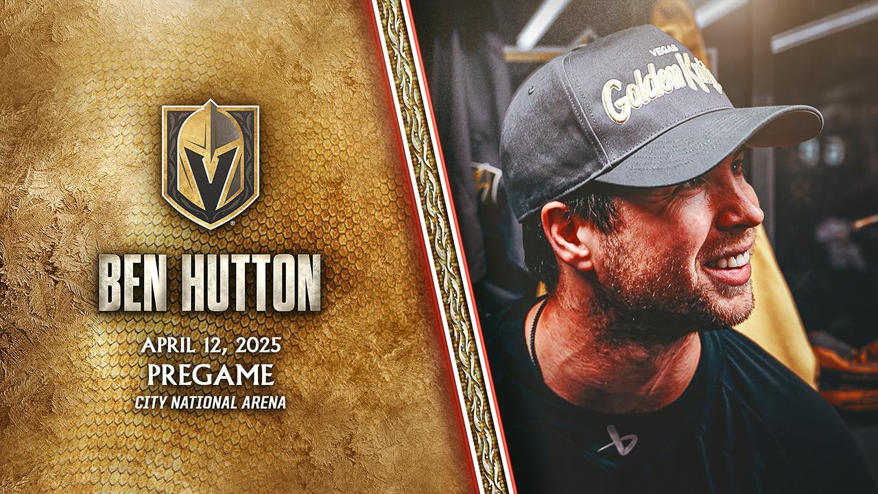 Ben Hutton Pregame 4/12 | Vegas Golden Knights