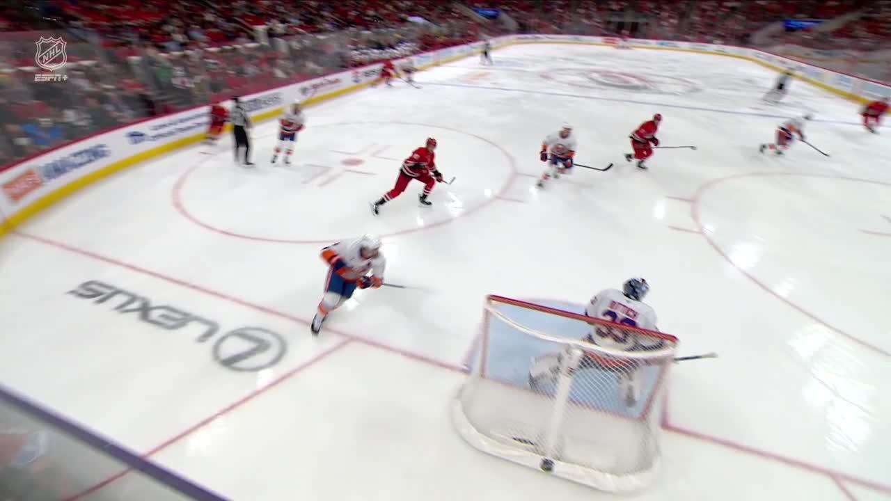 Bradly Nadeau with a Goal vs. New York Islanders | Carolina Hurricanes