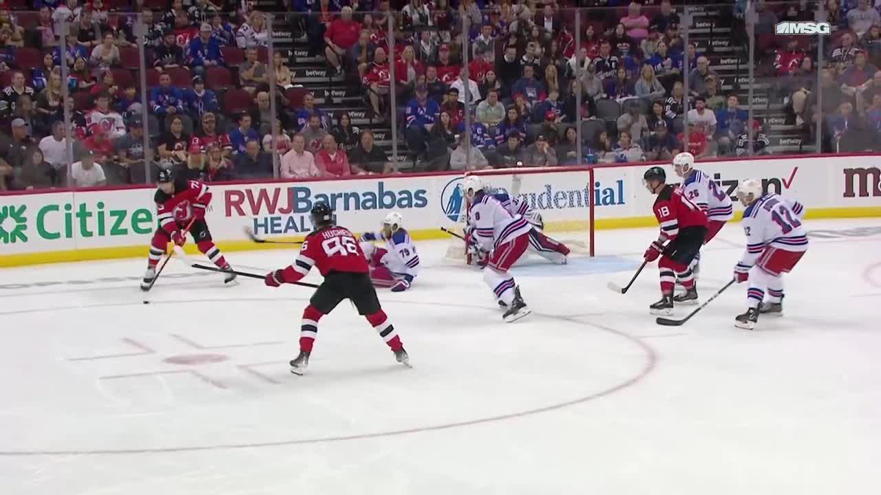 Hughes hammers home PPG | New Jersey Devils