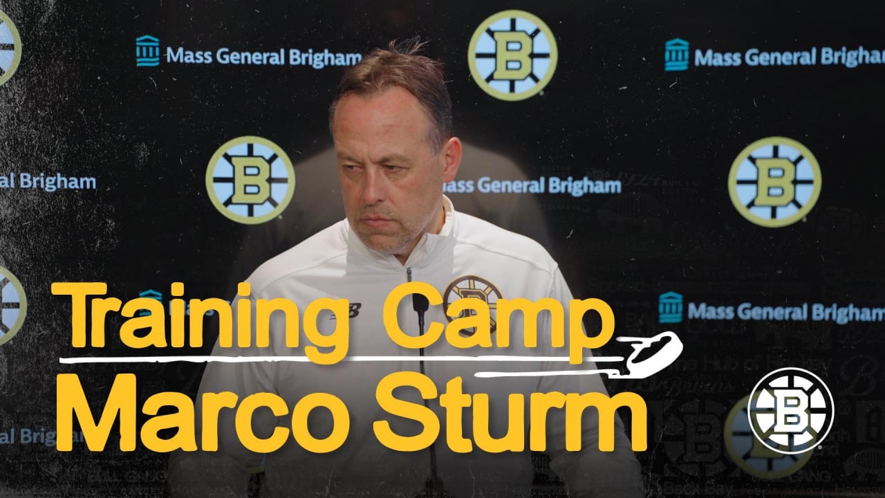 Press Room: Marco Sturm | Boston Bruins