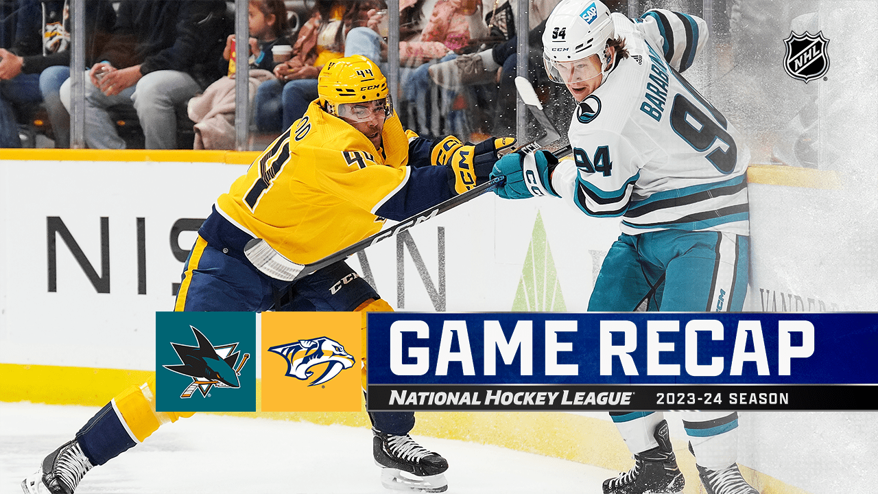 Novak scores twice in Predators win against Sharks | NHL.com
