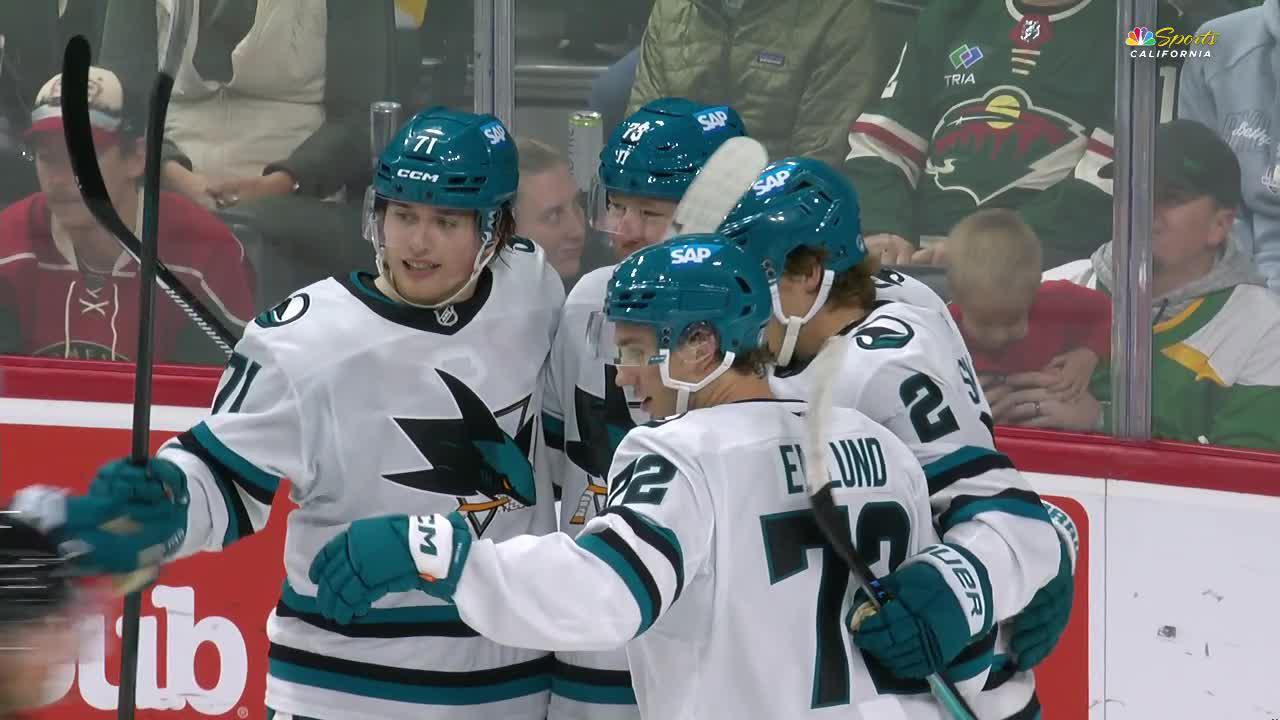 SJS@MIN: Toffoli scores PPG against Jesper Wallstedt | San Jose Sharks