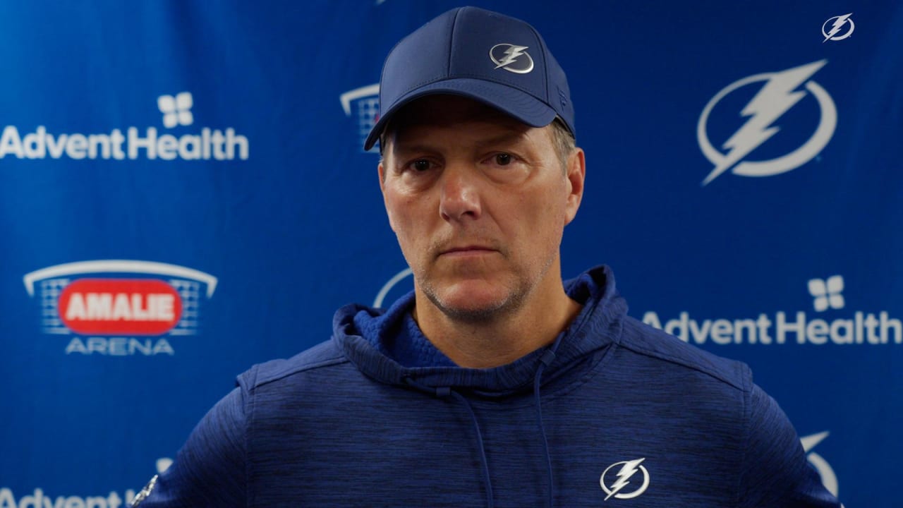 Jon Cooper | Practice 11.1.23 | Tampa Bay Lightning