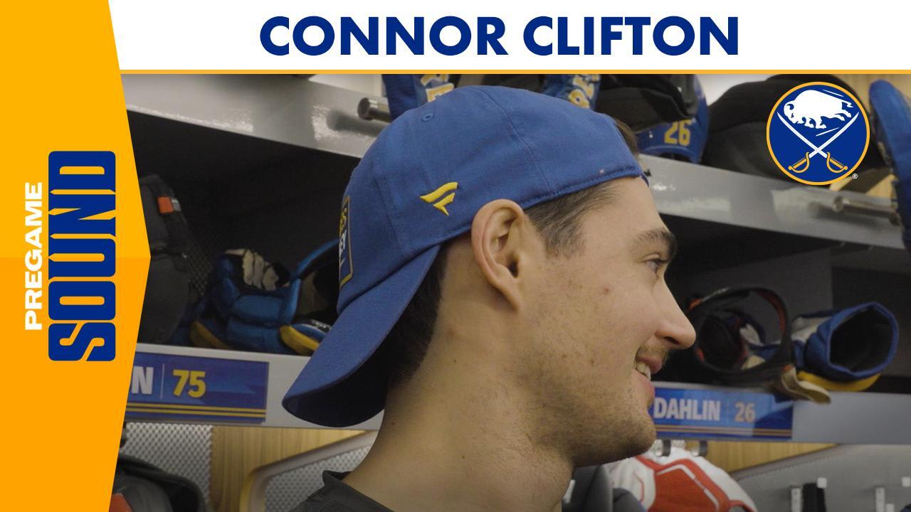Connor Clifton Pregame vs. Boston | Buffalo Sabres