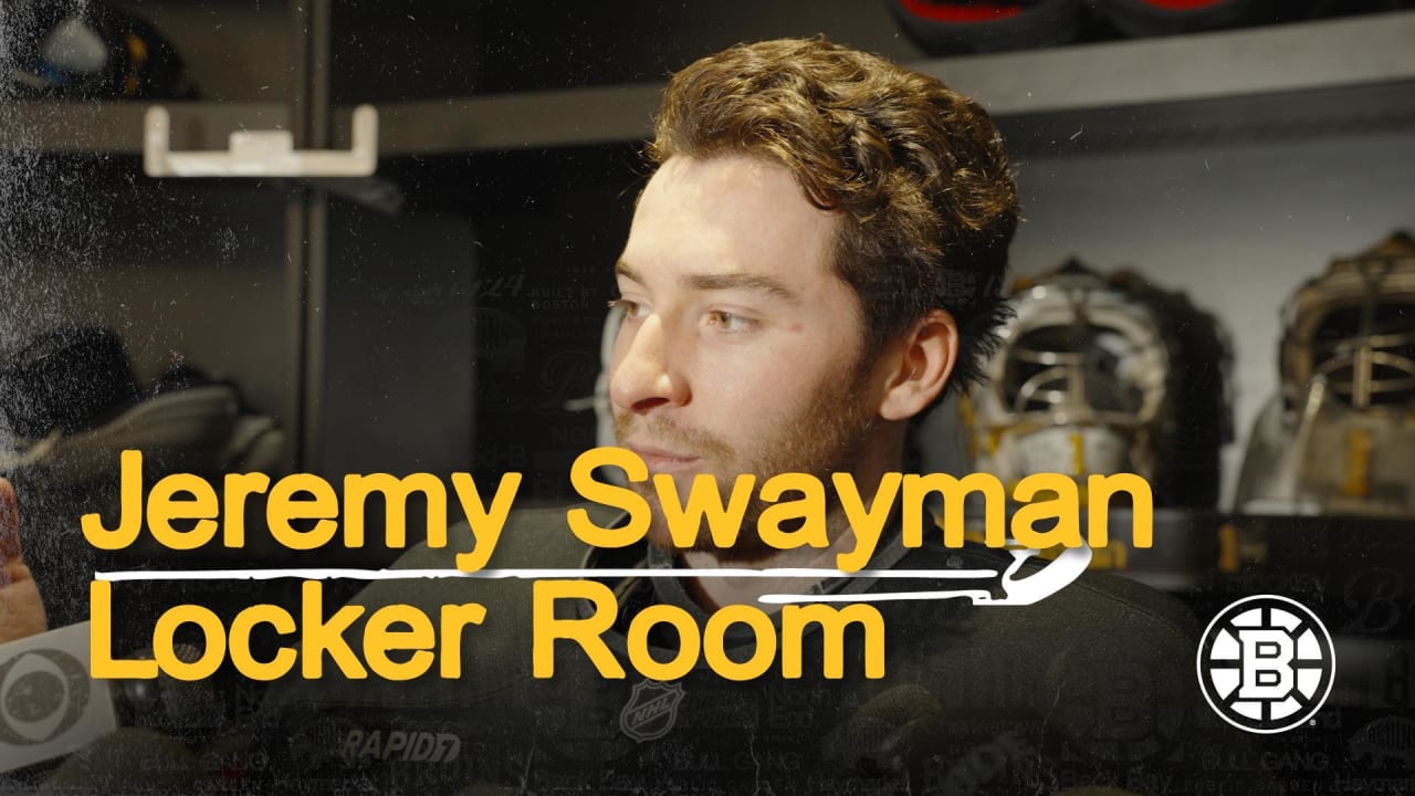 Locker Room Raw: Jeremy Swayman | Boston Bruins