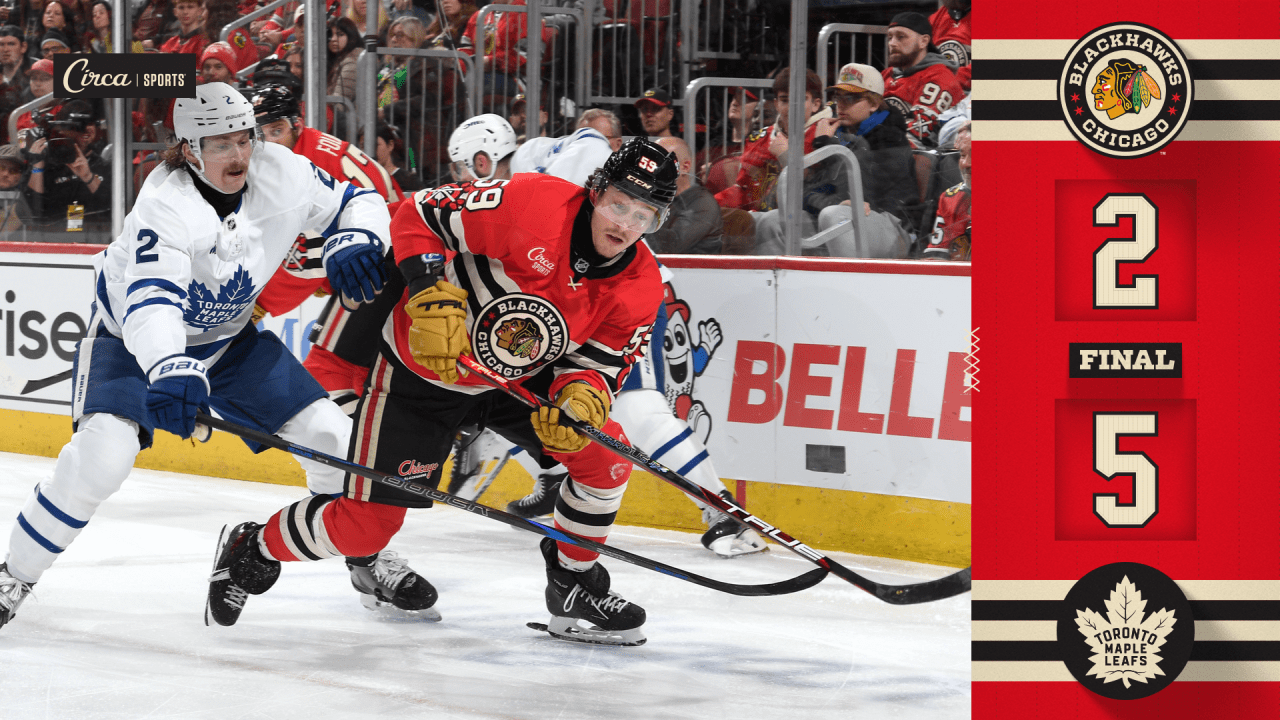 RECAP: Blackhawks Defeated by Maple Leafs at Home | Chicago Blackhawks