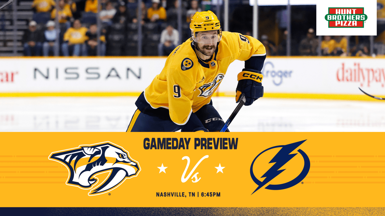 GAME DAY: Lightning vs. Preds, October 28 | Nashville Predators