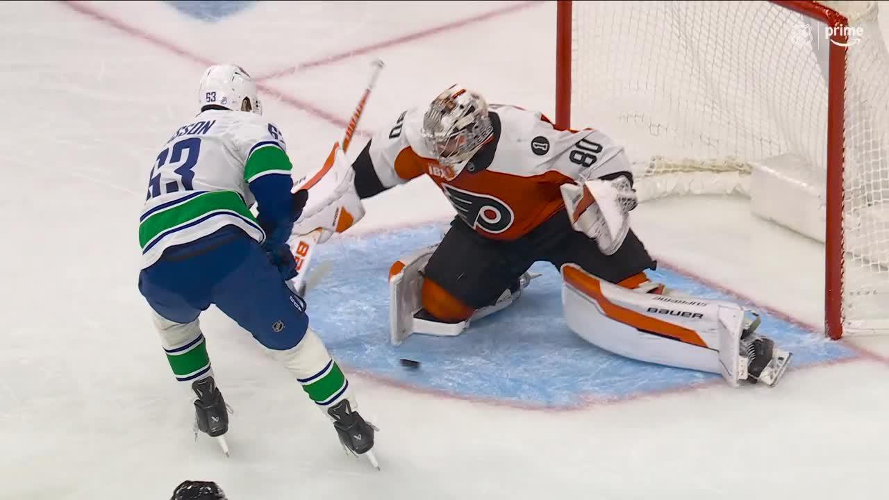 VAN@PHI: Sasson scores goal against Dan Vladar | Vancouver Canucks