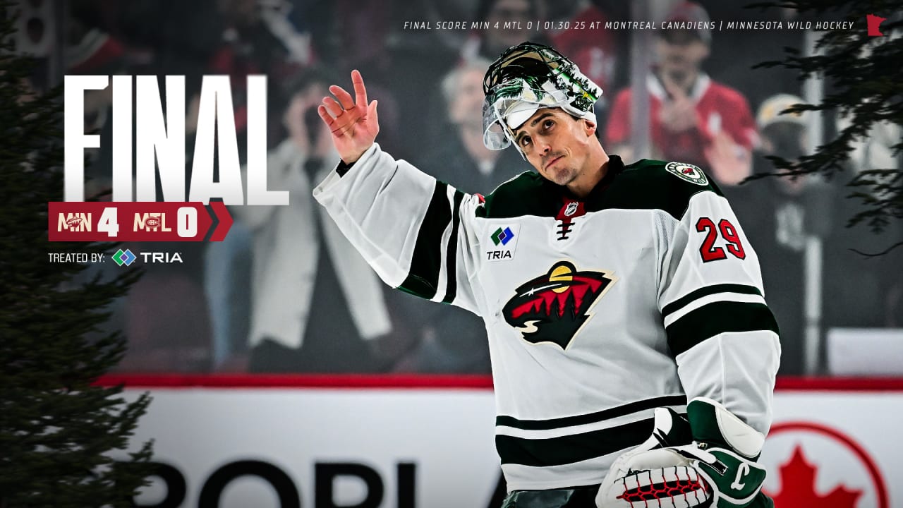 Game Recap: Wild 4, Canadiens 0 | Minnesota Wild