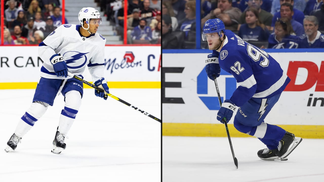 Lightning re-sign forwards Mathieu Joseph, Alex Volkov | Tampa Bay ...