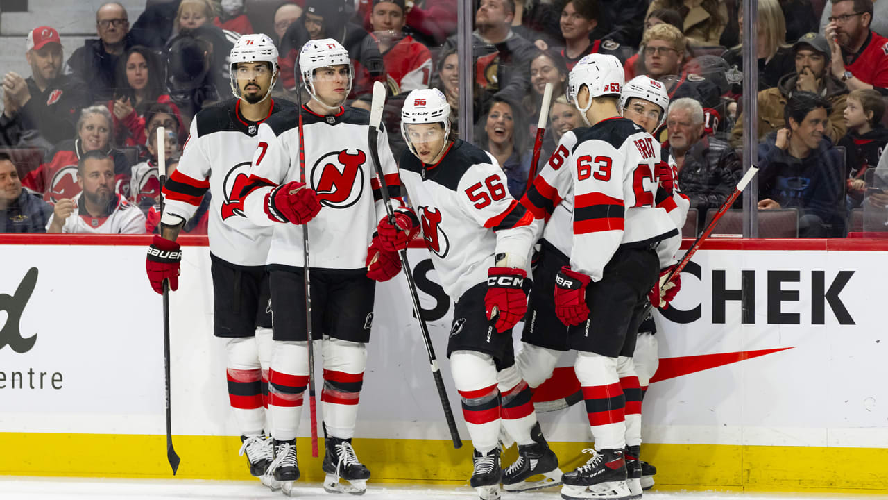 Hughes sets up Haula | NHL.com