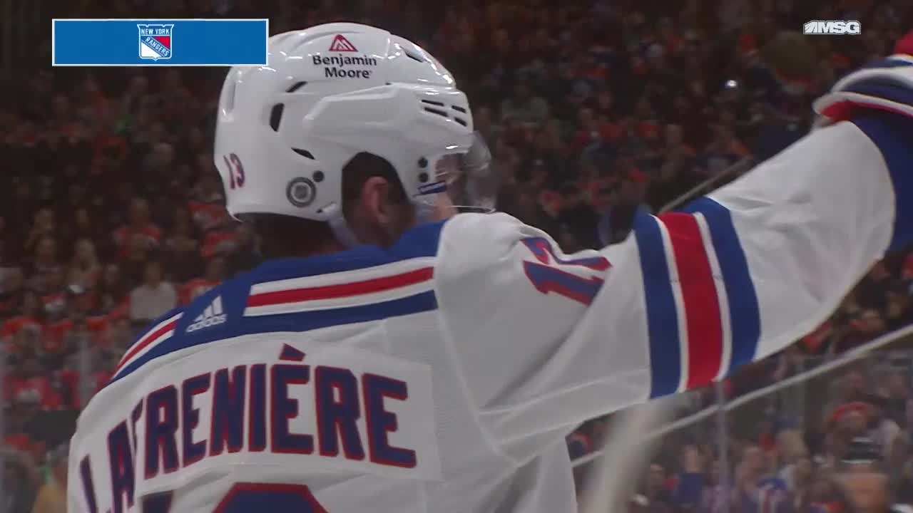 Lafrenière finds twine with one-timer | NHL.com