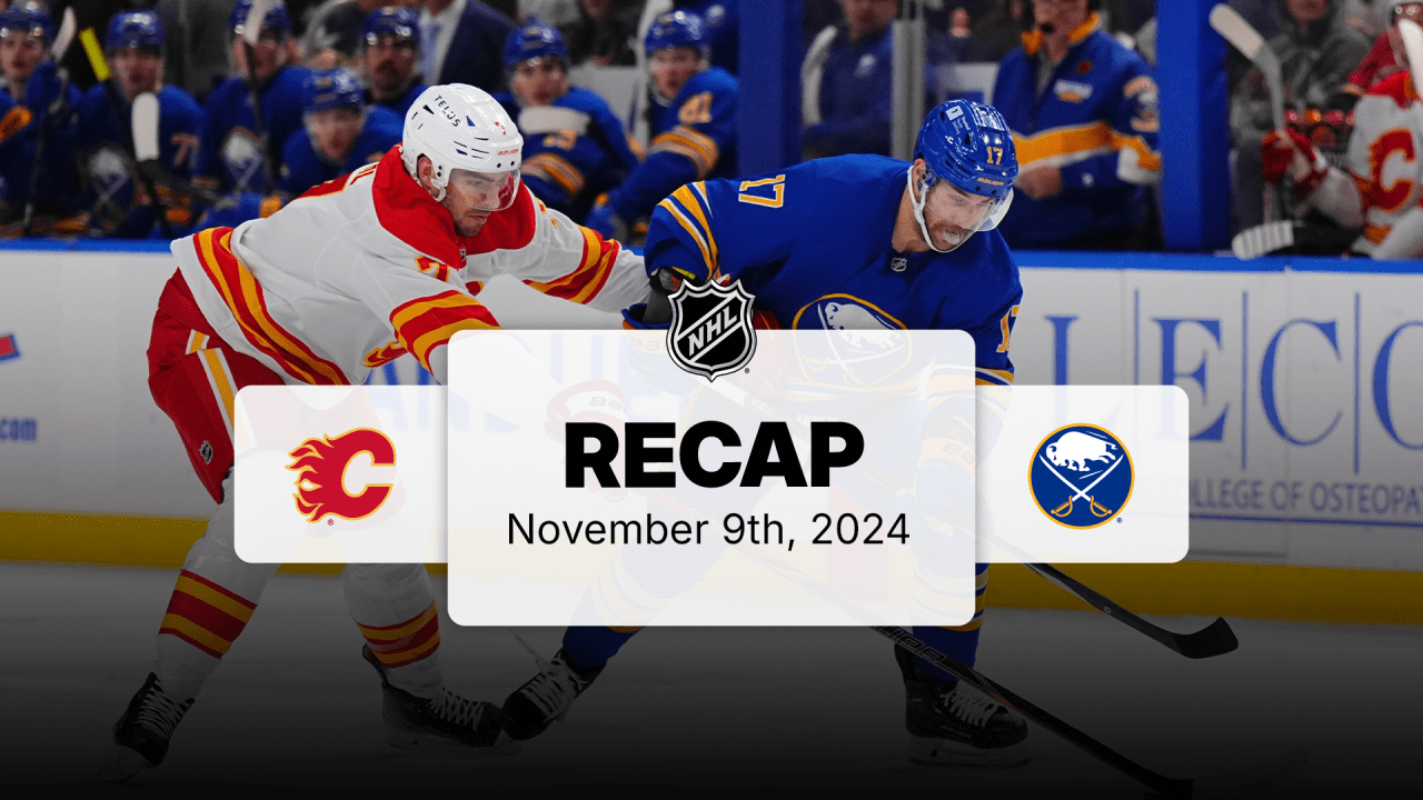 CGY at BUF | Recap | NHL.com