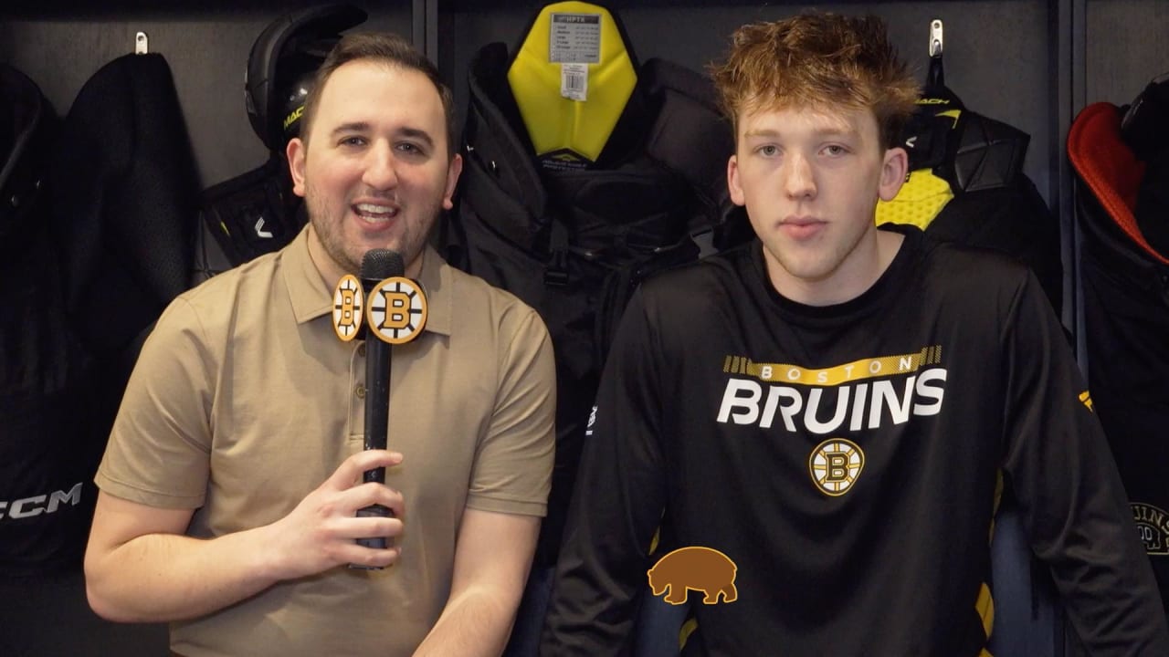 Warrior 1-on-1: Mason Lohrei | Boston Bruins