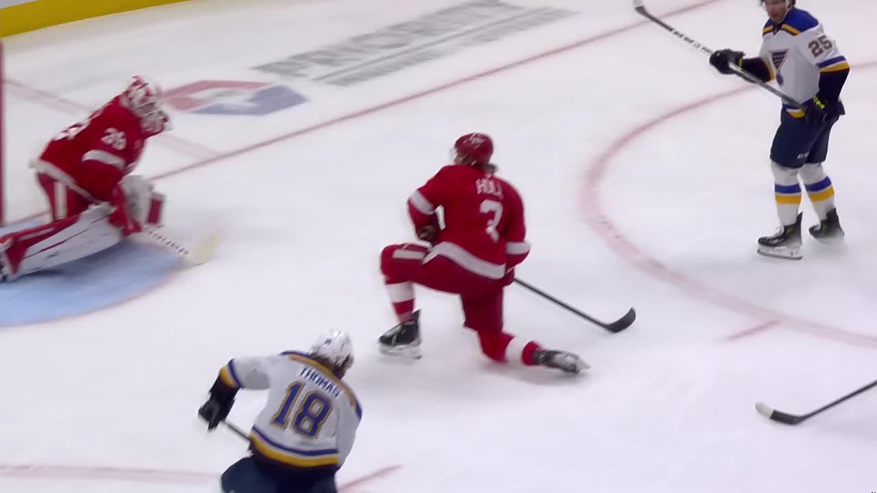 STL@DET: Talbot with a great save against Robert Thomas | Detroit Red Wings