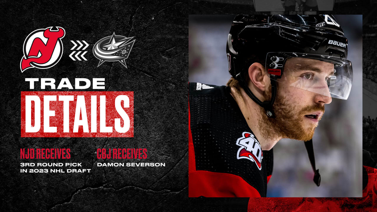 Devils Acquire 3rd Round Pick, Trade Damon Severson to Columbus ...