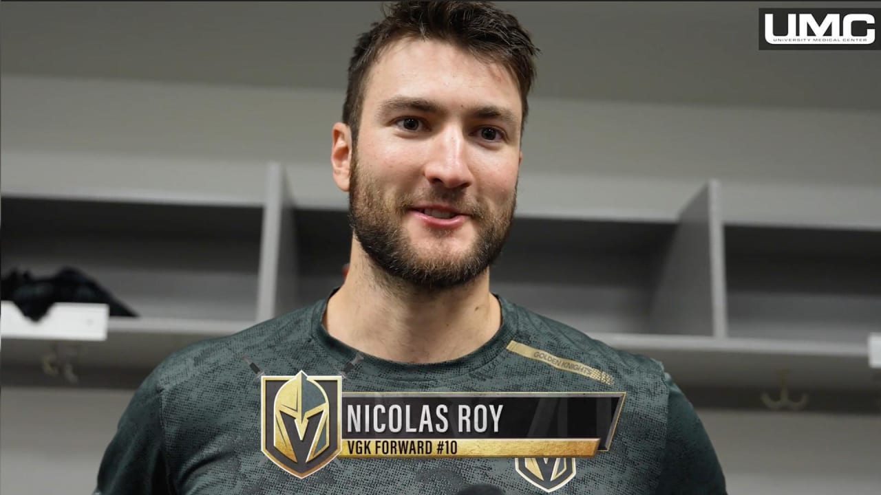 Nicolas Roy Postgame 11/22 | Vegas Golden Knights