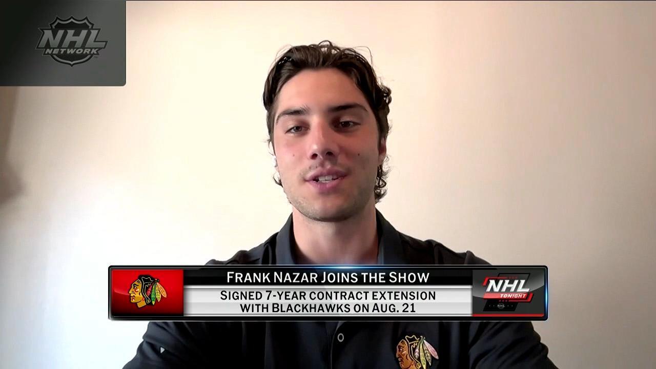 Frank Nazar joins NHL Tonight | Chicago Blackhawks